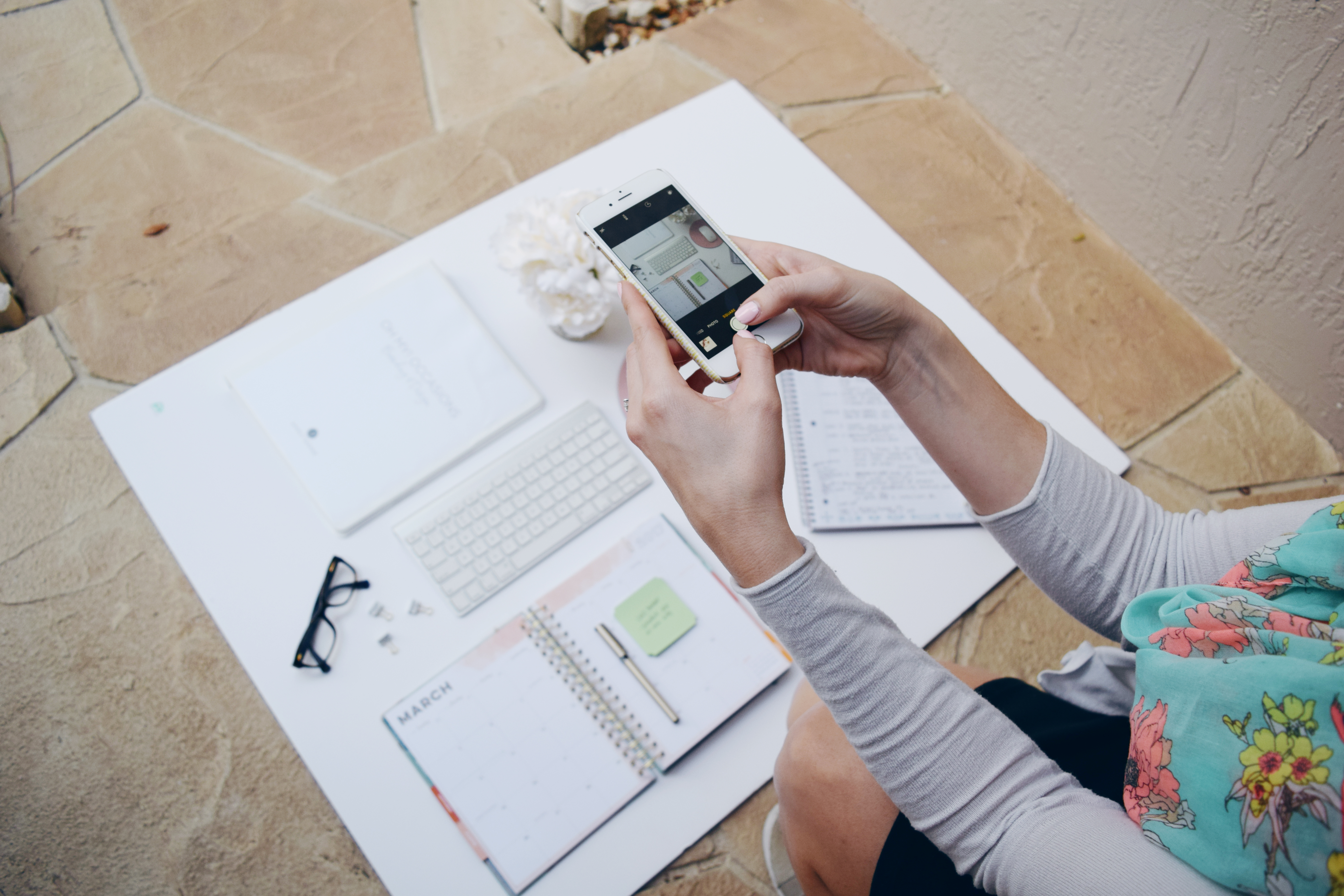 How to Achieve the Perfect Flat Lay Image | Simply Sianne