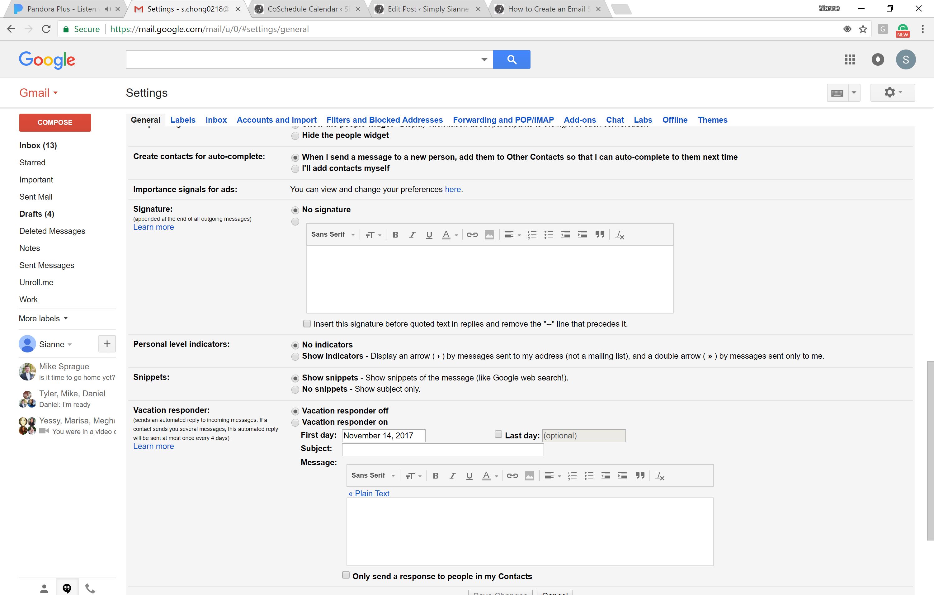 How to Create an Email Signature | Simply Sianne