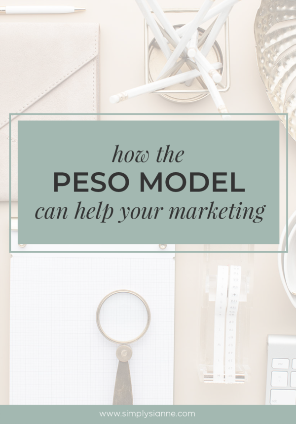 What is the PESO Model and How it Can Help Your Marketing | Simply Sianne